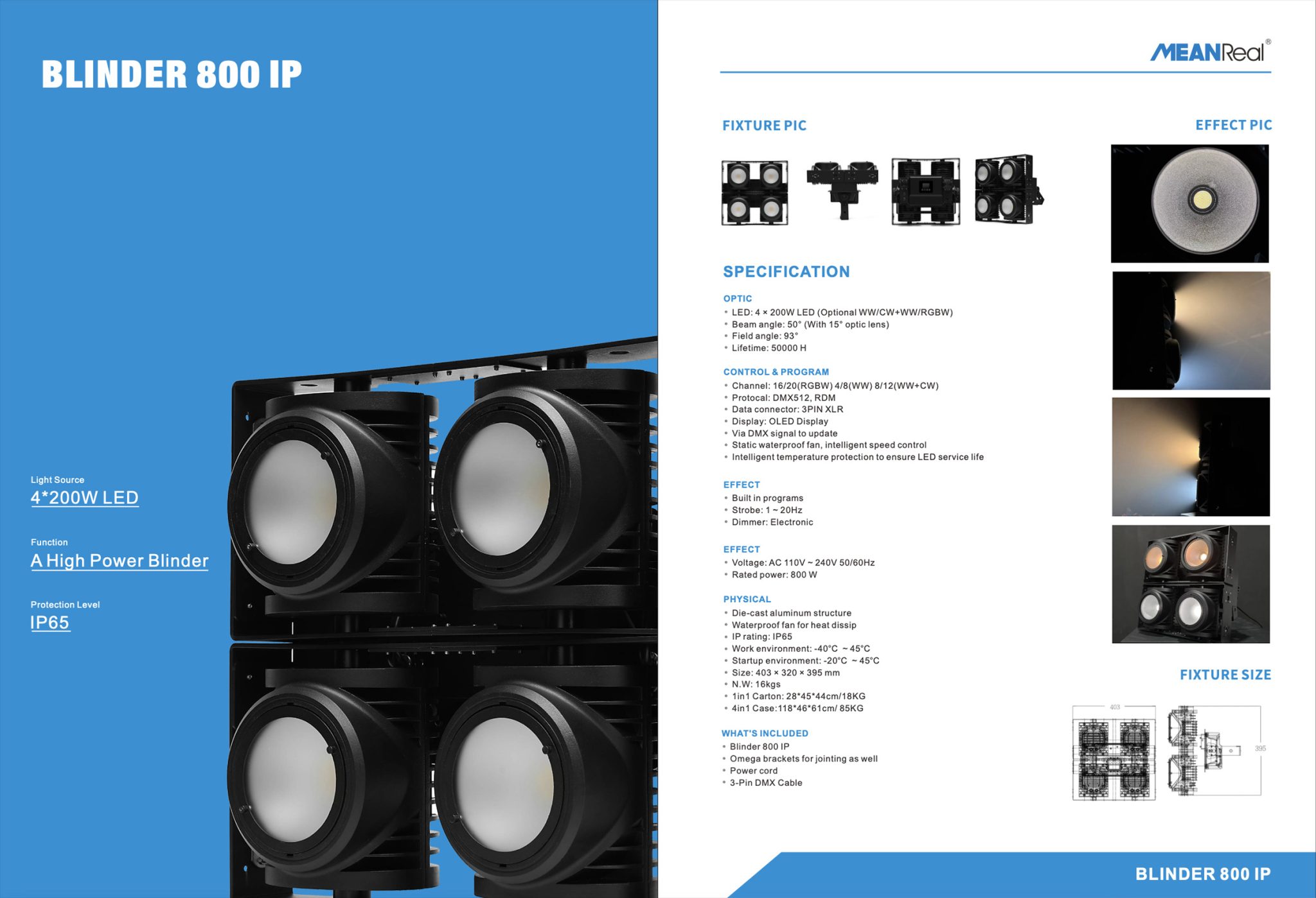 BLINDER 800 IP - AMD Creations